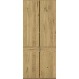Musterring Kleiderschrank &raquo;Savona, Kleiderschrank, Schrank, Garderobe, teilmassiv Eiche&laquo; mit T&uuml;rd&auml;mpfern, in 5 Breiten & 2 H&ouml;hen, extra B&ouml;den, MADE IN GERMANY, 