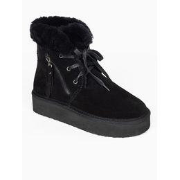 Gooce Leder-Winterboots "Agarita" in Schwarz - 59% | Gr&ouml;&szlig;e 38 | Damen-stiefel