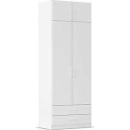 Rauch Kleiderschrank &raquo;Schrank Garderobe W&auml;scheschrank GAMMA in 4 Breiten 91-226 cm&laquo; 3 verschiedene Ausstattungen BASIC/CLASSIC/PREMIUM (inkl. SOFT-