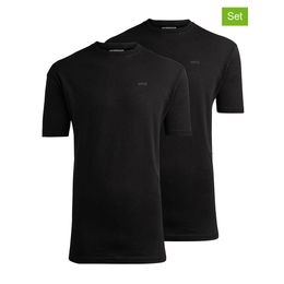 McGregor 2er-Set: Shirts in Schwarz - 36% | Gr&ouml;&szlig;e L | Herren-plussize