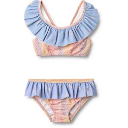 Wheat Bikini "Bothilda" in Hellblau/ Rosa - 55% | Gr&ouml;&szlig;e 116 | Kinder-bademode