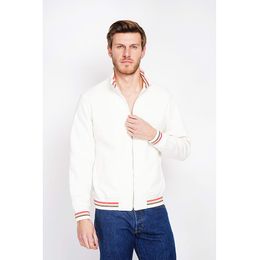 William de Faye Sweatjacke in Wei&szlig; - 73% | Gr&ouml;&szlig;e 46 | Herren-sweatshirts-jacken