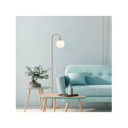ABERTO DESIGN Standleuchte in Gold - (H)146 x &Oslash; 27 cm - 69% | Stehleuchten