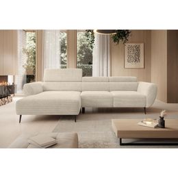 WERK2 Ecksofa &raquo;Alisson, mit elektrischer Sitztiefenverstellung, L-Form, Breite 277 cm&laquo; Alisson &ndash; flexibler Komfort mit modernem Design und smarten 