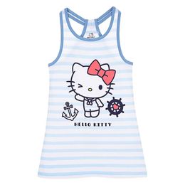 Hello Kitty Kleid "Hello Kitty" in Hellblau/ Wei&szlig; - 54% | Gr&ouml;&szlig;e 116 | Kinderkleider