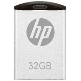 HP USB-Stick &raquo;v222w&laquo; (32GB GB USB 2.0 Lesegeschwindigkeit 14 MB/s) silber Metall