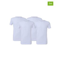 McGregor 4er-Set: Shirts in Wei&szlig; - 60% | Gr&ouml;&szlig;e L | Herren-plussize