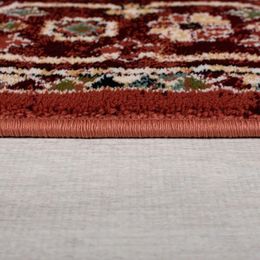 FLAIR RUGS Teppich &raquo;Gillingham&laquo; rechteckig 12 mm H&ouml;he Vintage Stil rot Kunstfaser