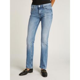 Tommy Jeans Damen Bootcut-Jeans &raquo;Maddie Mid Rise Bootcut&laquo; in hellblauer Waschung blau 34, L&auml;nge 30