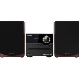 Sharp Audio-System &raquo;XL-B517D Mikro&laquo; 2.0 CD-Laufwerk 45 W Bluetooth ) braun Equalizer-(EQ)-Voreinstellungen