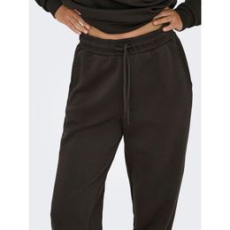Only Play Damen Only Play Sweathose &raquo;ONPLOUNGE HW SWEAT PNT - NOOS&laquo; mit Kordelzug braun XL (42), N-Gr
