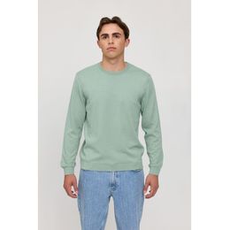 Mazine Sweatshirt "Baru" in Gr&uuml;n - 64% | Gr&ouml;&szlig;e M | Herren-plussize