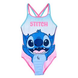 Lilo and Stitch Lilo & Stitch Badeanzug "Lilo & Stitch" in Pink/ Hellblau - 57% | Gr&ouml;&szlig;e 98 | Kinder-bademode
