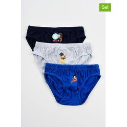 DRAGONBALL Z Dragon Ball Z 3er-Set: Slips "Dragonball" in Schwarz/ Grau/ Blau - 25% | Gr&ouml;&szlig;e 134/140 | Kinder-waesche
