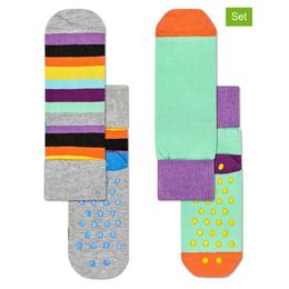 Happy Socks 2er-Set: Socken in Bunt - 65% | Gr&ouml;&szlig;e 74/80 | Babysocken-strumpfhosen
