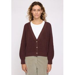 Mazine Cardigan "Lovi" in Braun - 67% | Gr&ouml;&szlig;e L | Damen-pullover-cardigans