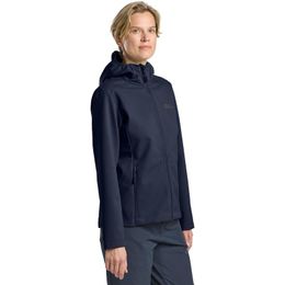 Jack Wolfskin Damen Funktionsjacke &raquo;BORNBERG HOODY W&laquo; mit Kapuze blau XS
