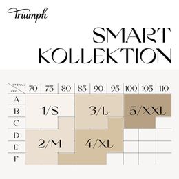 Triumph Damen B&uuml;gelloser BH &raquo;Shape Smart P&laquo; gl&auml;ttend, wattiert, tiefer V-Ausschnitt, formend beige 2, N-Gr