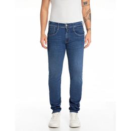 Replay Herren Slim-fit-Jeans &raquo;Anbass&laquo; blau 28, L&auml;nge 30