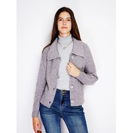 William de Faye Cardigan in Hellgrau - 76% | Gr&ouml;&szlig;e 40 | Damen-pullover-cardigans