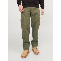 Jack & Jones Jack & Jones Herren Cargohose &raquo;JPSTKARL JJHARLOW CARGO NOOS&laquo; gr&uuml;n 31, L&auml;nge 34