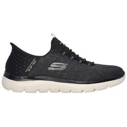 Skechers Herren Slip-On Sneaker &raquo;SUMMITS-KEY PACE&laquo; Slipper, Freizeitschuh, Halbschuh in veganer Verarbeitung schwarz 40