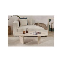 Evila Couchtisch in Beige - (B)130 cm - (H)40 cm - (T)65 cm - 71% | Tische