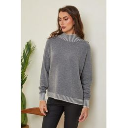 Jos&eacute;fine Pullover "Csepreg" in Grau - 74% | Gr&ouml;&szlig;e L | Damen-pullover-cardigans