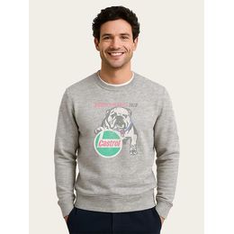 WOOOP Sweatshirt "Penthouse 1977 cover" in Grau - 56% | Gr&ouml;&szlig;e XL | Herren-plussize