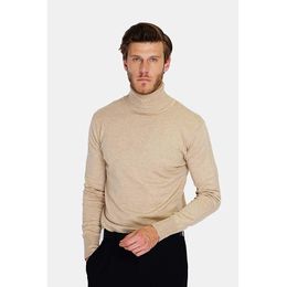 William de Faye Rollkragenpullover in Sand - 75% | Gr&ouml;&szlig;e 48 | Herren-plussize