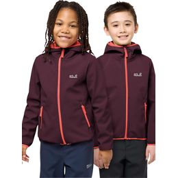 Jack Wolfskin Softshelljacke "Fourwinds" in Bordeaux - 31% | Gr&ouml;&szlig;e 164 | Kinder-outdoor-jacken