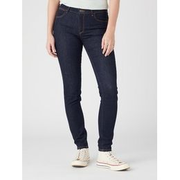 Wrangler Jeans "Wild Flower" - Skinny fit - in Dunkelblau - 49% | Gr&ouml;&szlig;e W29/L32 | Damenjeans