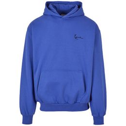 Karl Kani Herren Kapuzenpullover &raquo; Herren KM231-046-1KK Chest Signature OS Hoodie blue&laquo; 1 Stk. XS