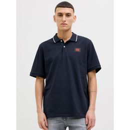 Jack & Jones Jack & Jones Herren Poloshirt &raquo;JJHUDSON POLO SS&laquo; blau S