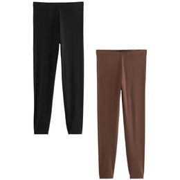 next Leggings Damen Gr&ouml;&szlig;e S braun / schwarz