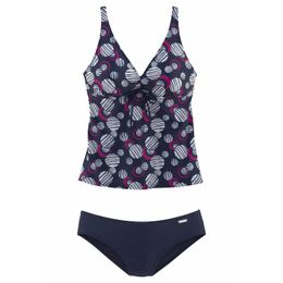 Lascana Damen Lascana B&uuml;gel-Tankini figurfreundliche A-Form, unter der Brust regulierbar blau 48, Cup C