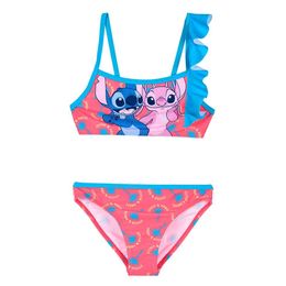 Lilo and Stitch Lilo & Stitch Bikini "Lilo & Stitch" in Pink/ Blau - 58% | Gr&ouml;&szlig;e 128 | Kinder-bademode