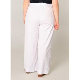 Base Level Curvy Damen Leinenhose &raquo;Yula&laquo; Sommerhose, Leinen-Viskose-Mix, mit elastischem Bund 50, N-Gr