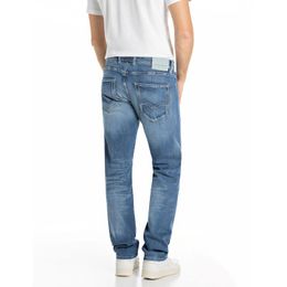 Replay Herren Straight-Jeans &raquo;GROVER&laquo; in vielen verschiedenen Waschungen, mit Stretch blau 34, L&auml;nge 34