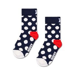 Happy Socks Socken "Dots" in Dunkelblau/ Wei&szlig; - 37% | Gr&ouml;&szlig;e 24-26 | Babysocken-strumpfhosen