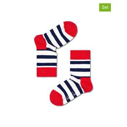 Happy Socks 2er-Set: Socken "Stripe" in Bunt - 82% | Gr&ouml;&szlig;e 13-21 | Babysocken-strumpfhosen