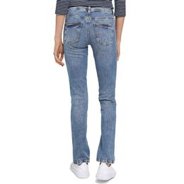 Tom Tailor Damen Tom Tailor Straight-Jeans &raquo;Alexa - Straight&laquo; in 5-Pocket-Form blau 28, L&auml;nge 30