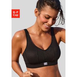 active by Lascana LASCANA ACTIVE Sport-BH f&uuml;r Sportarten mit mittlerer Belastbarkeit schwarz Sport-BH