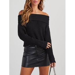 Milan Kiss Pullover in Schwarz - 57% | Gr&ouml;&szlig;e M | Damen-pullover-cardigans