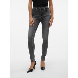 V&eacute;ro Moda Vero Moda Damen Skinny-fit-Jeans &raquo;VMFLASH MR SKINNY JEANS LI213 NOOS&laquo; Baumwollmischung mit Stretch, regular waist, skinny fit blau S (36), L&auml;nge 32
