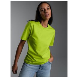 TRIGEMA Damen T-Shirt &raquo;TRIGEMA T-Shirt DELUXE Baumwolle&laquo; 1 Stk. gelb L