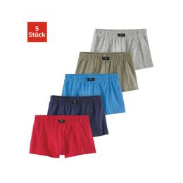 H.I.S. H.I.S Kinder Boxer &raquo;Boxershorts f&uuml;r Jungen&laquo; Packung, 5 Stk. farblich sortiert oder nur schwarz bunt 104, 5 Stk.