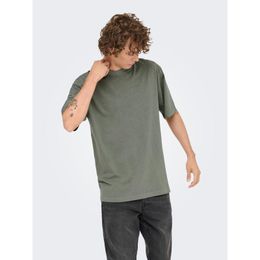 Only & Sons Only & Sons Herren ONLY & SONS Rundhalsshirt &raquo;ONSDISTRESS RLX SS TEE&laquo; grau M