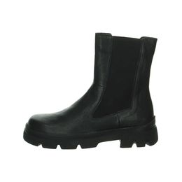 Think! Leder-Chelsea-Boots in Schwarz - 57% | Gr&ouml;&szlig;e 39 | Stiefeletten