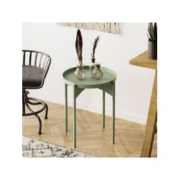 Evila Beistelltisch in Mint - (H)57 x &Oslash; 44 cm - 73% | Tische
